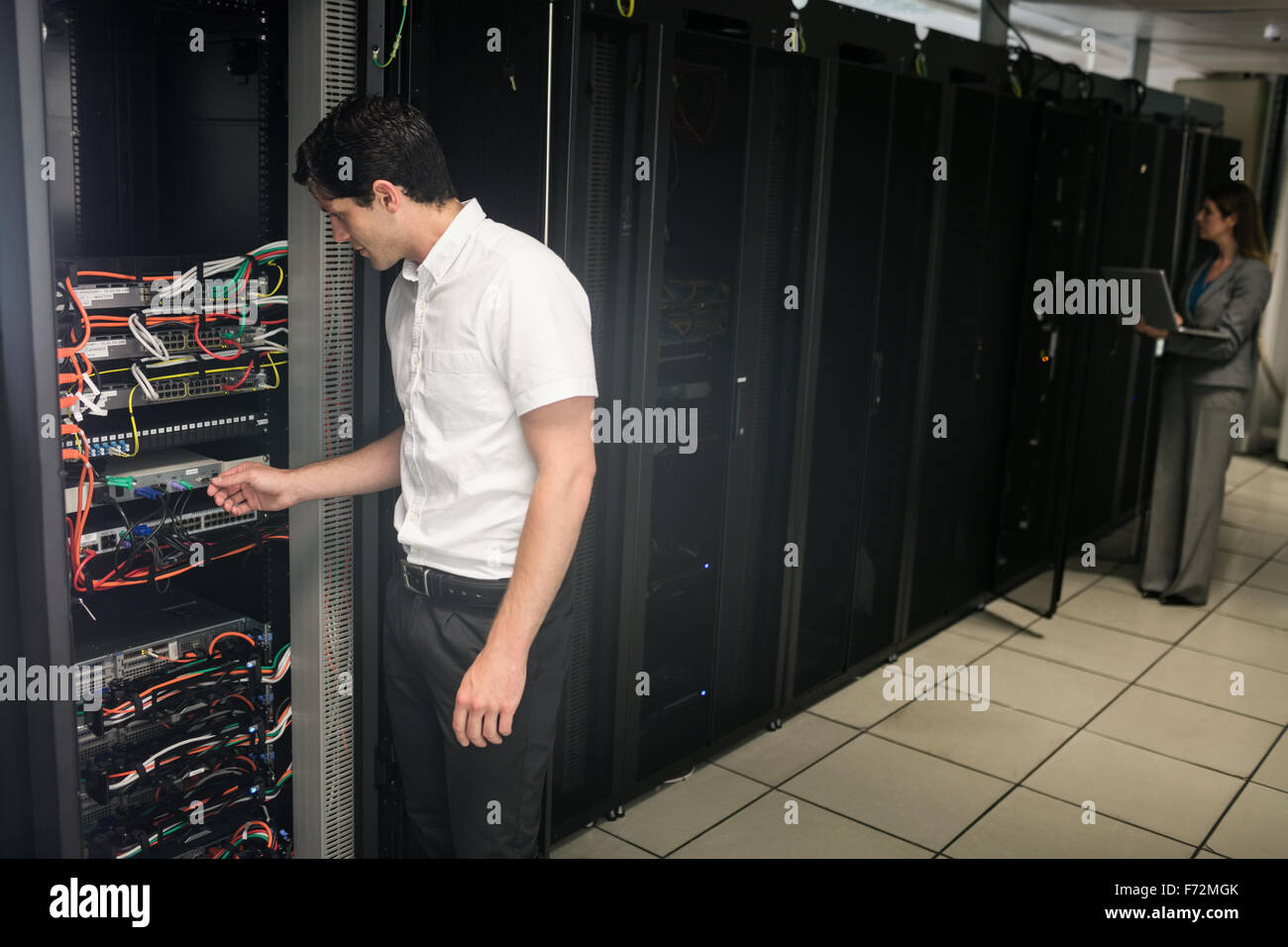 Female server servers hi-res stock photography and images - Alamy