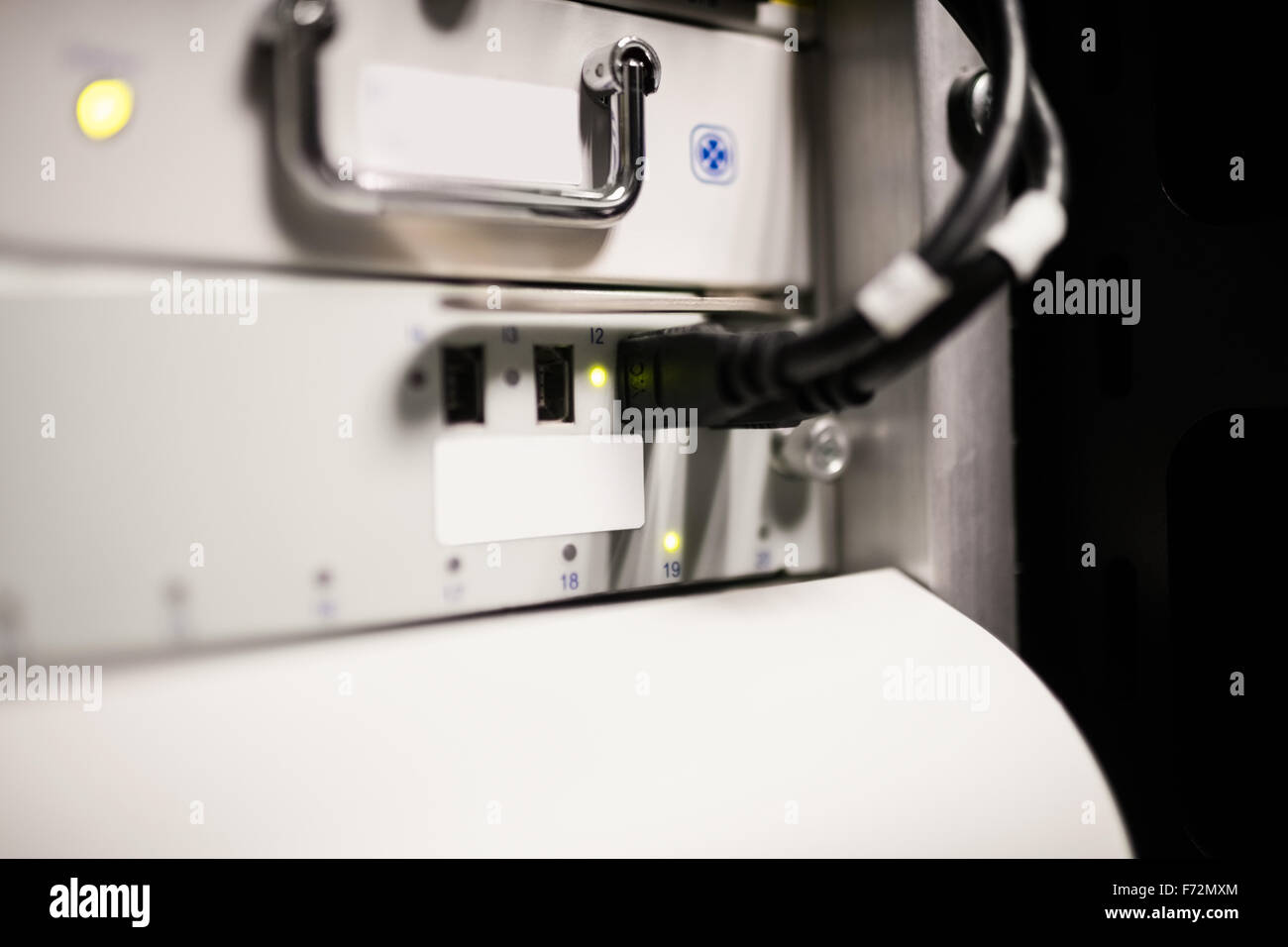 Rack mounted servers in hi-res stock photography and images - Alamy
