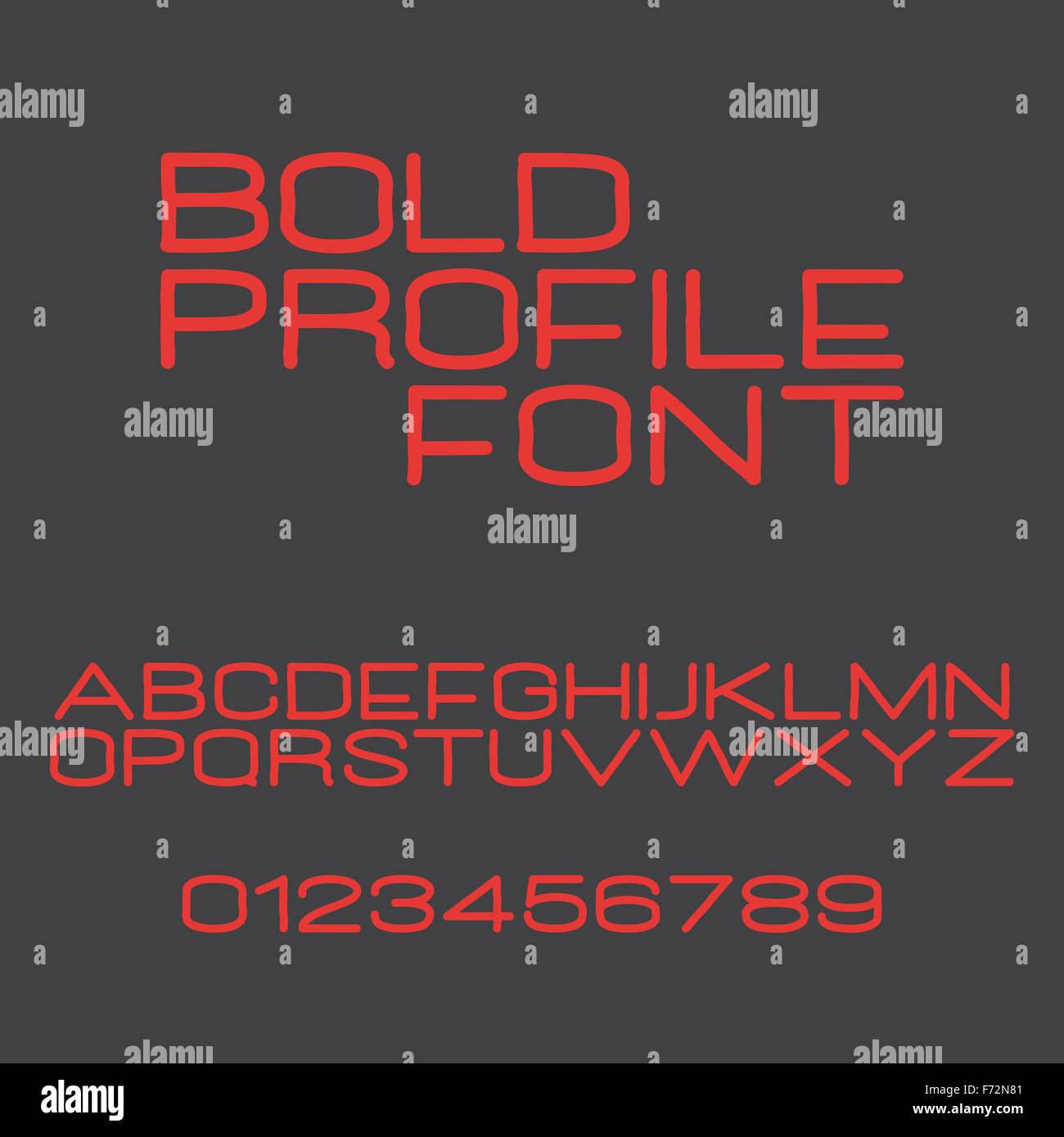 Digit abc font element Stock Vector Images - Alamy