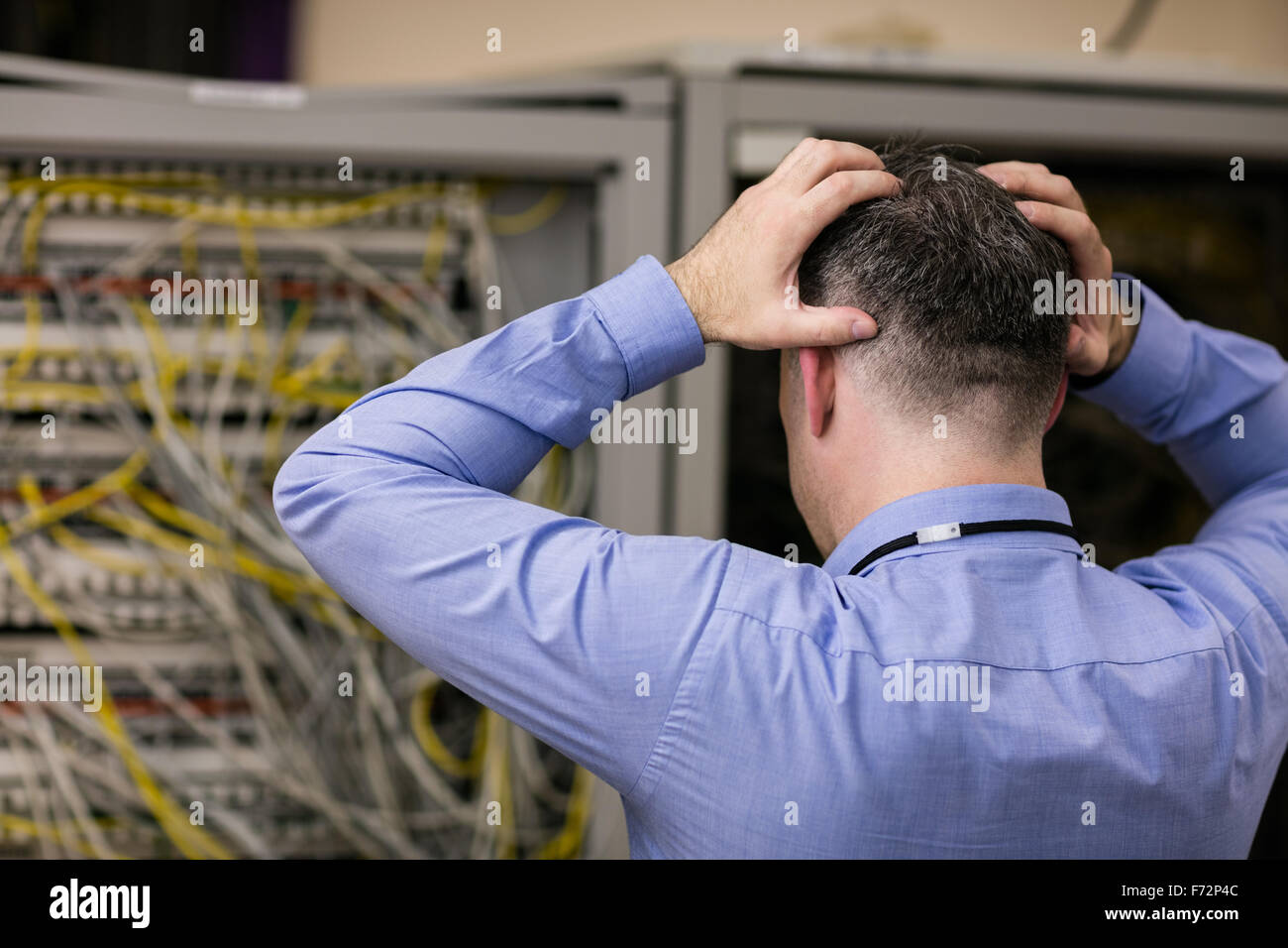 Technician confusion connection data hi-res stock photography and ...