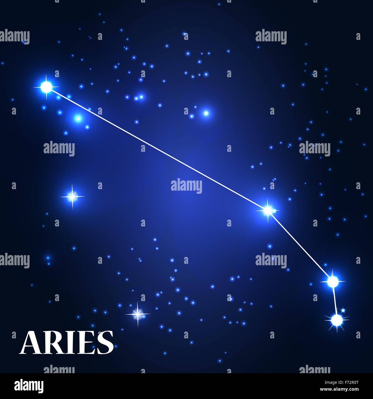 Symbol. Aries Zodiac Sign. Vector Illustration Stock Vector Image & Art ...