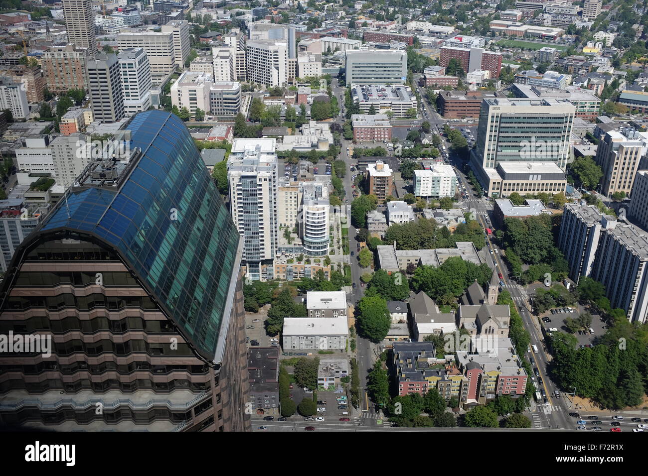 Seattle's Downtown from the Columbia Center, Seattle, Washington state ...
