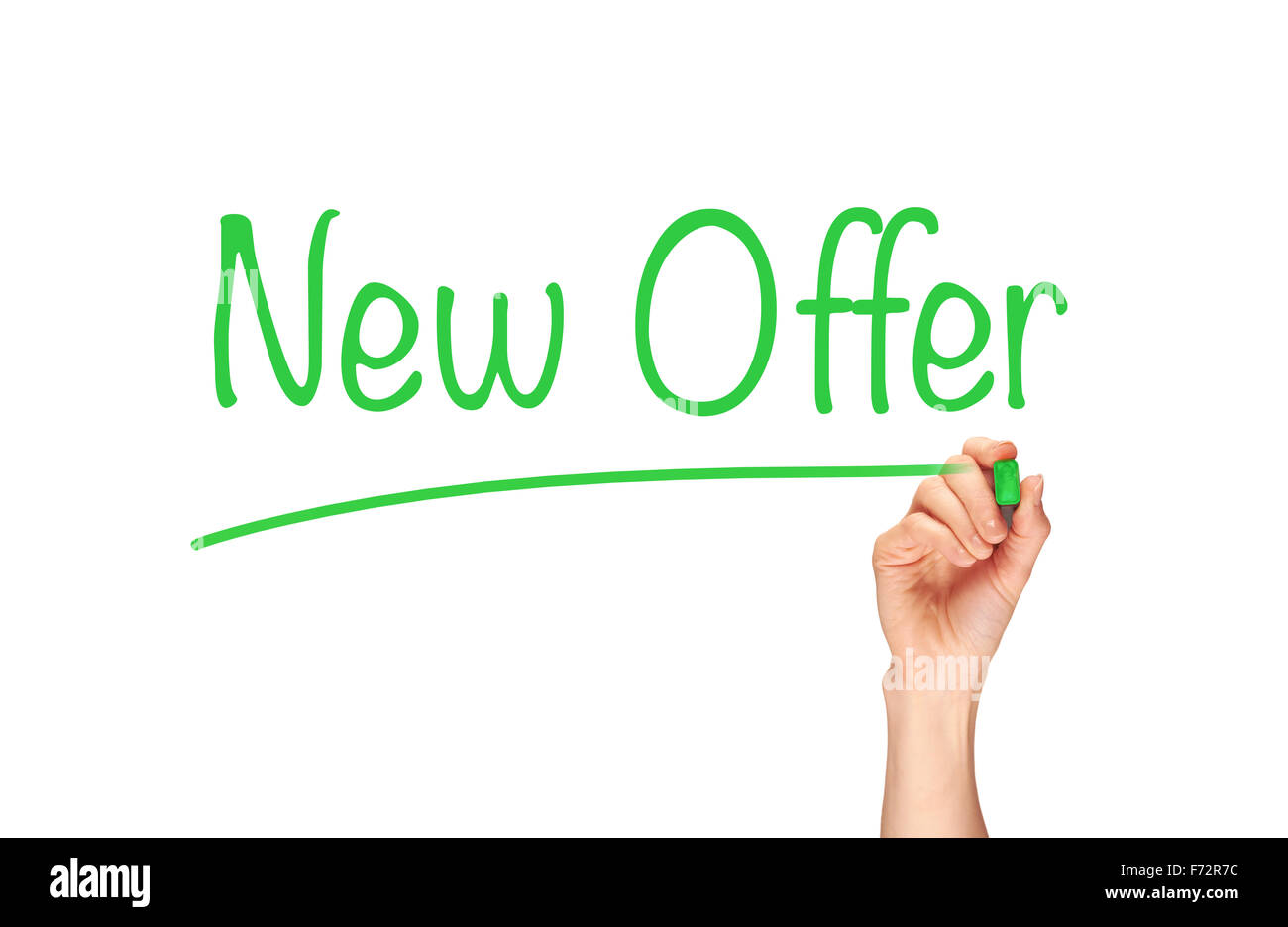 New Offer, Induction Training headlines concept Stock Photo - Alamy