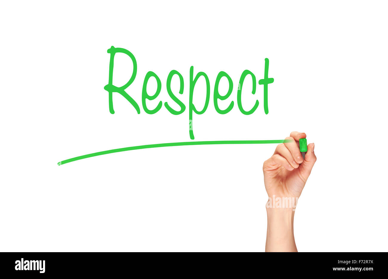 Respect, Induction Training headlines concept Stock Photo - Alamy