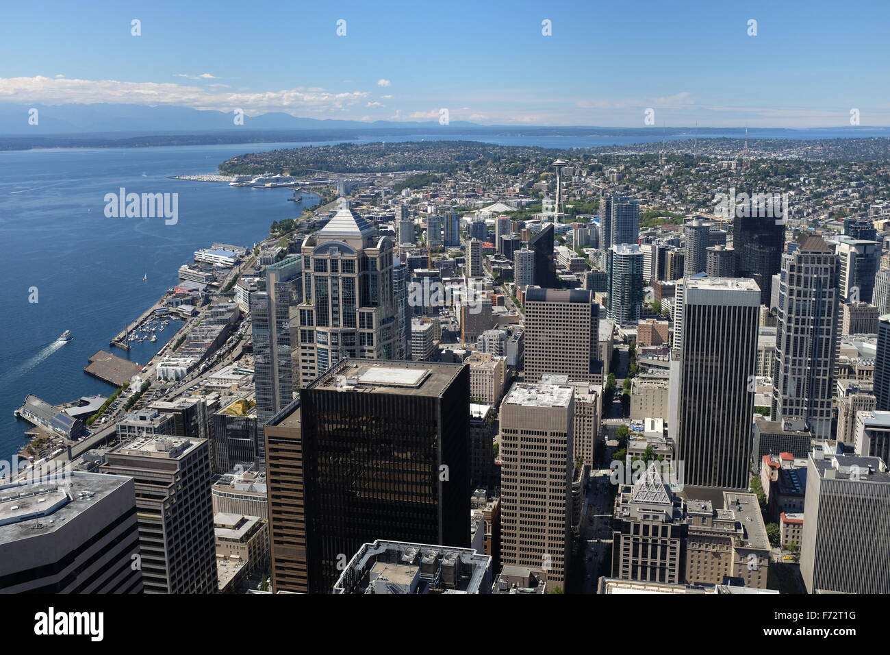 Seattle's Downtown from the Columbia Center, Seattle, Washington state ...