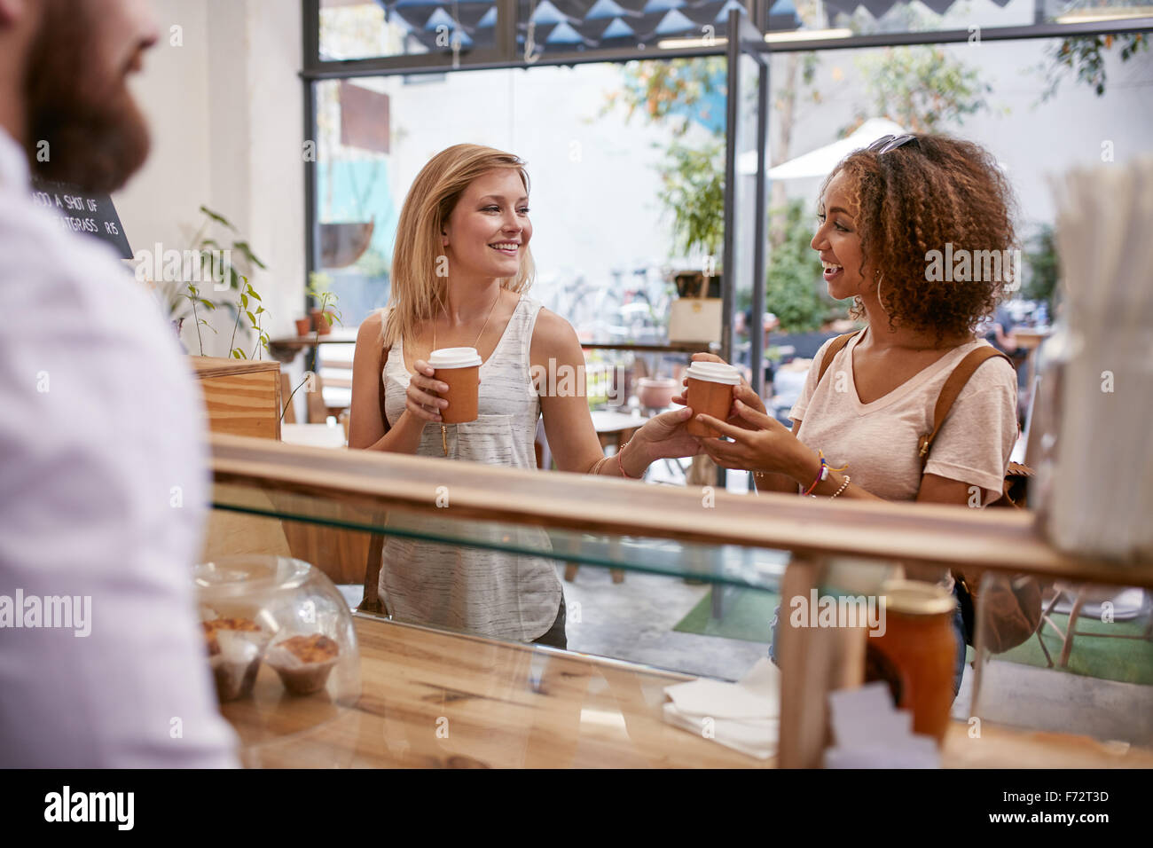 Male female coffee cafe hi-res stock photography and images - Alamy