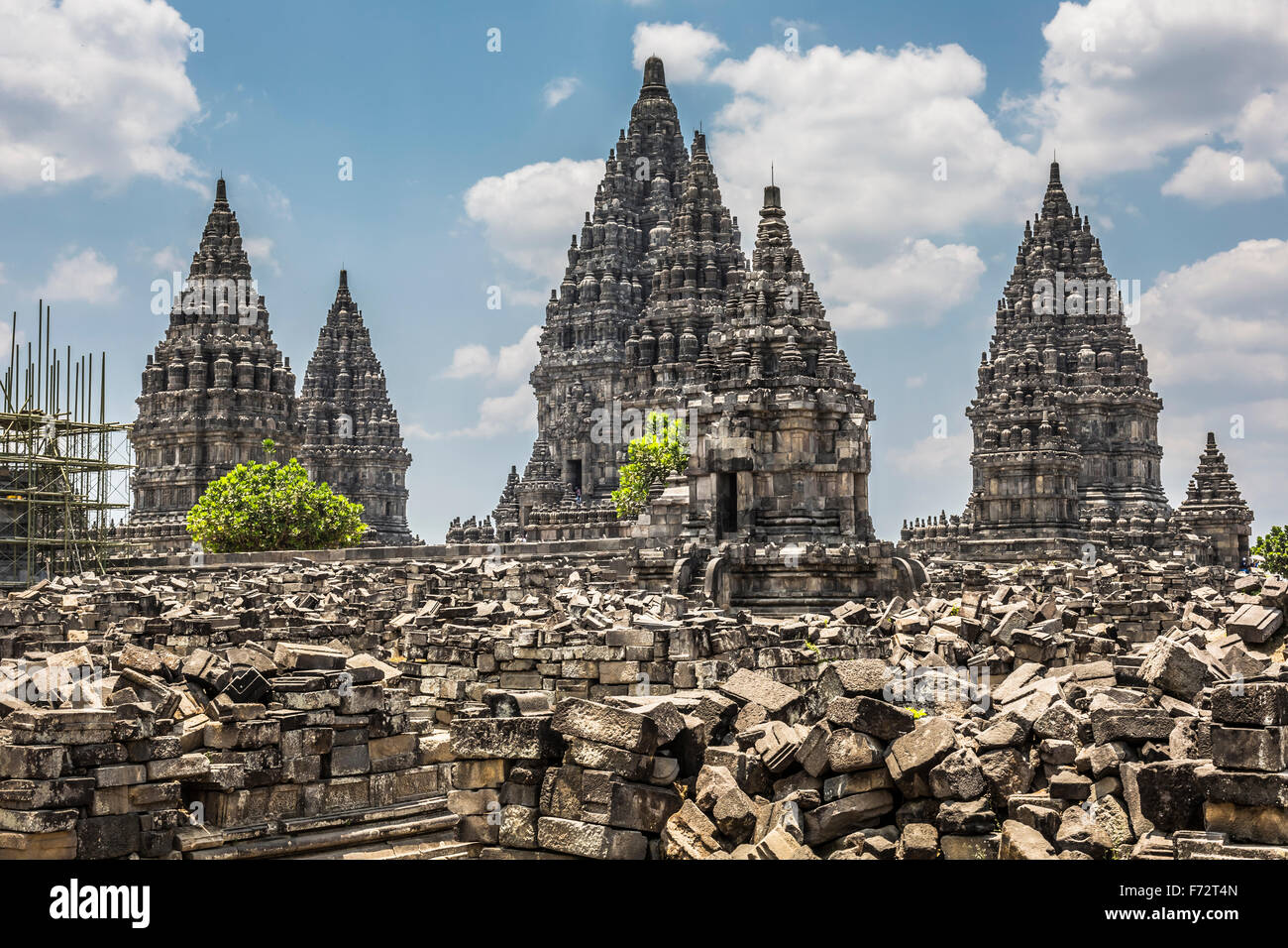 Prambanan temple near Yogyakarta on Java island, Indonesia Stock Photo ...