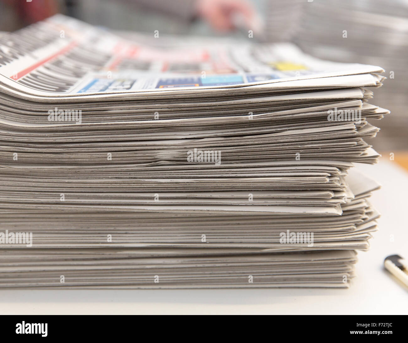 German newspapers stacked hi-res stock photography and images - Alamy