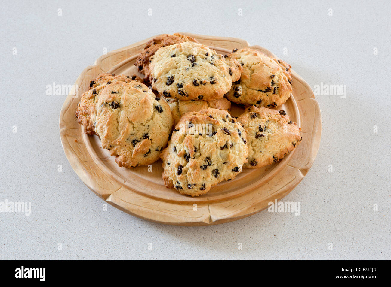 Freshly baked rock cakes Stock Photo - Alamy