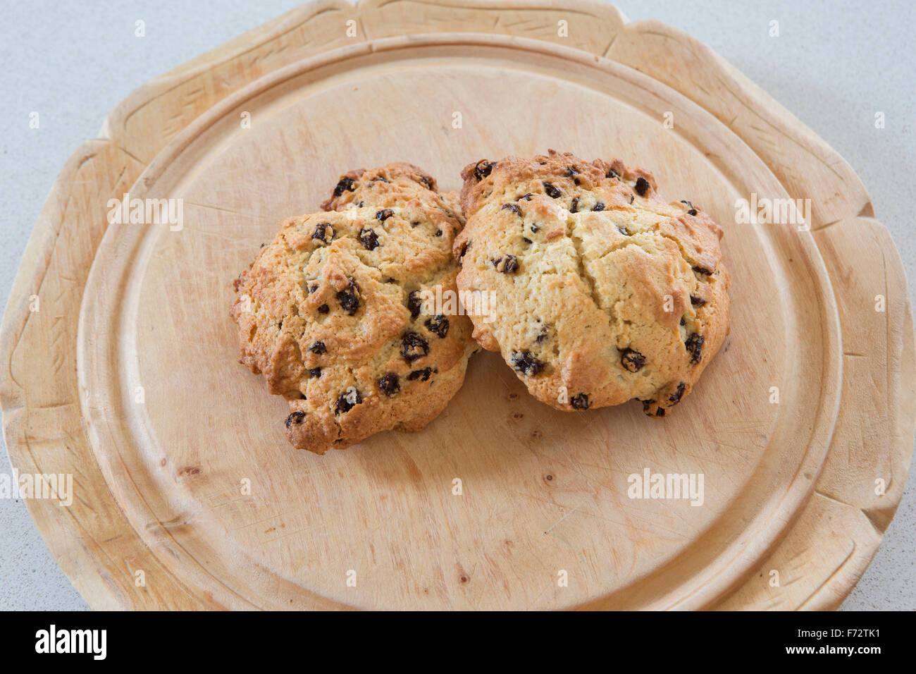 Freshly baked rock cakes Stock Photo - Alamy