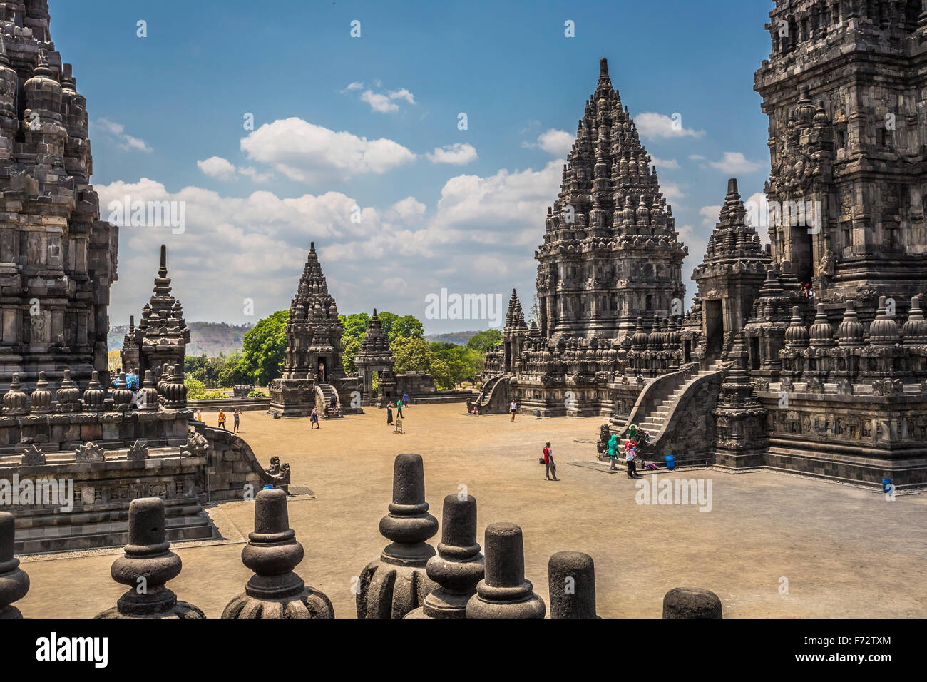 Prambanan temple near Yogyakarta on Java island, Indonesia Stock Photo ...
