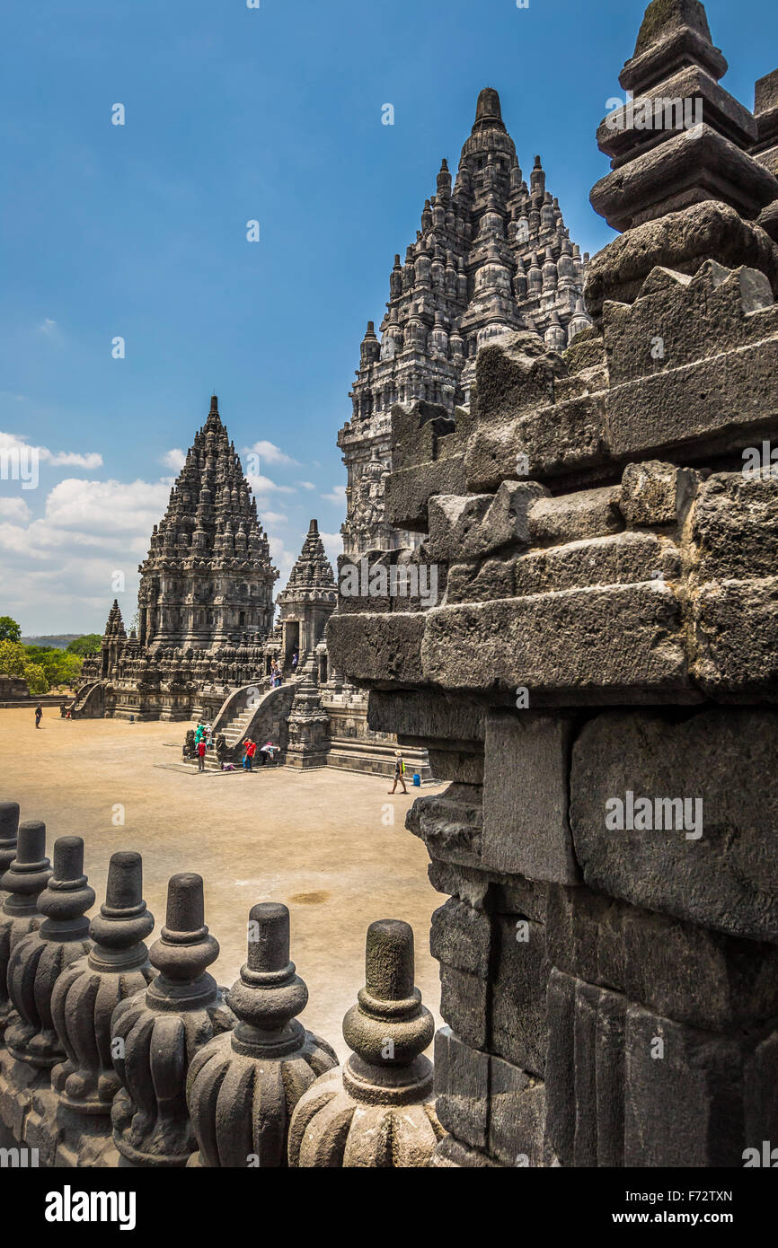 Prambanan temple near Yogyakarta on Java island, Indonesia Stock Photo ...