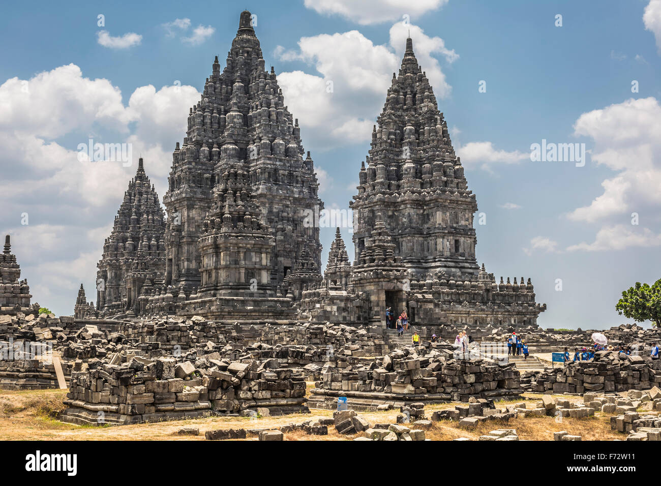 Prambanan temple near Yogyakarta on Java island, Indonesia Stock Photo ...