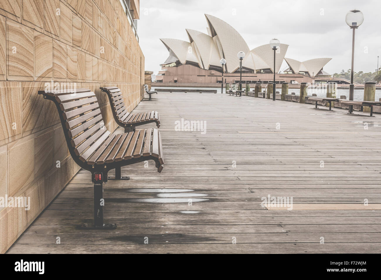 Sydney opera house in rain hi-res stock photography and images - Alamy