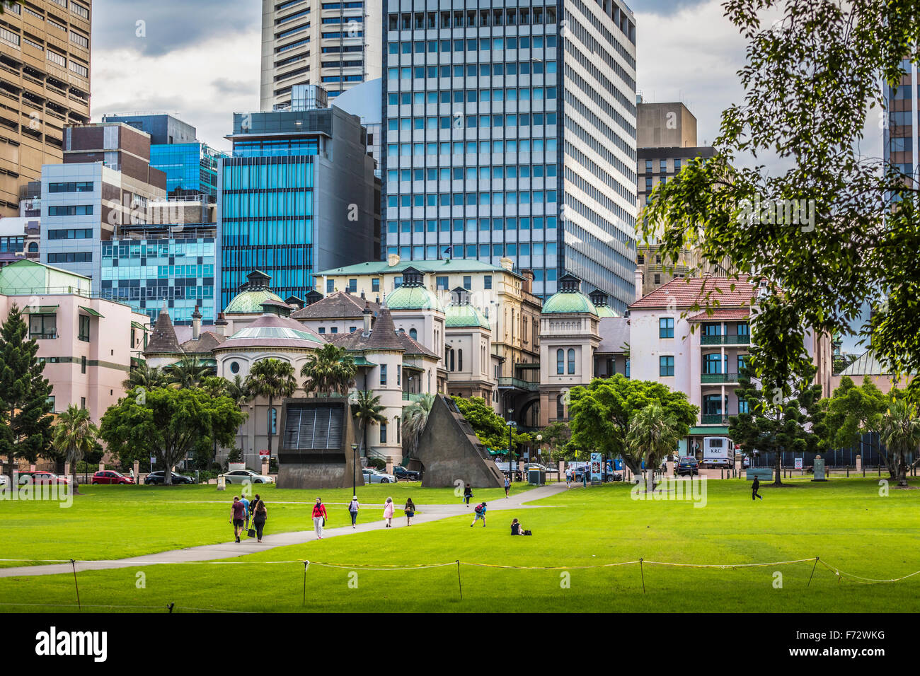 SYDNEY, AUSTRALIA - OCTOBER, 27: Shady park - a place for recreation ...