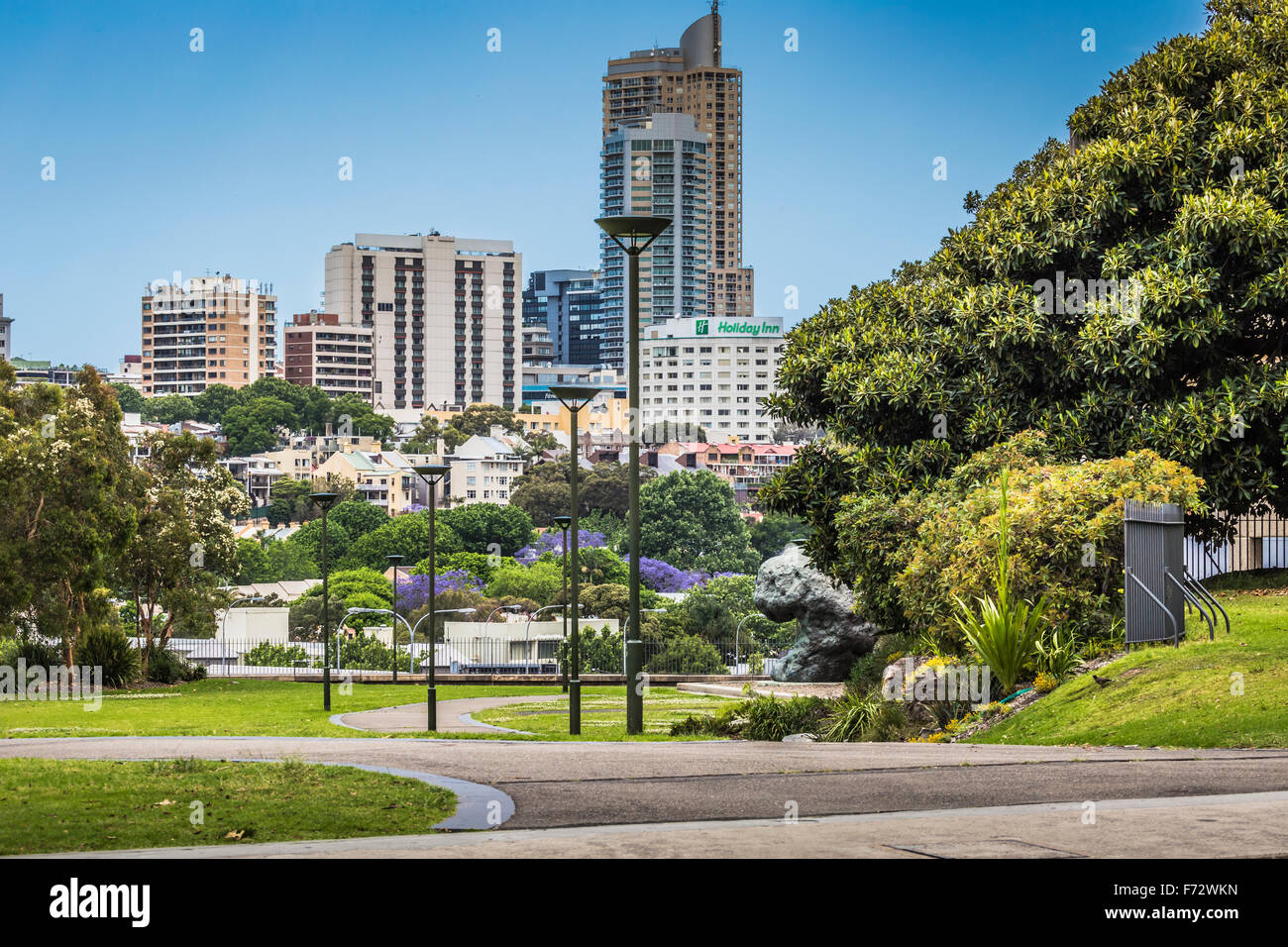 SYDNEY, AUSTRALIA - OCTOBER, 27: Shady park - a place for recreation ...