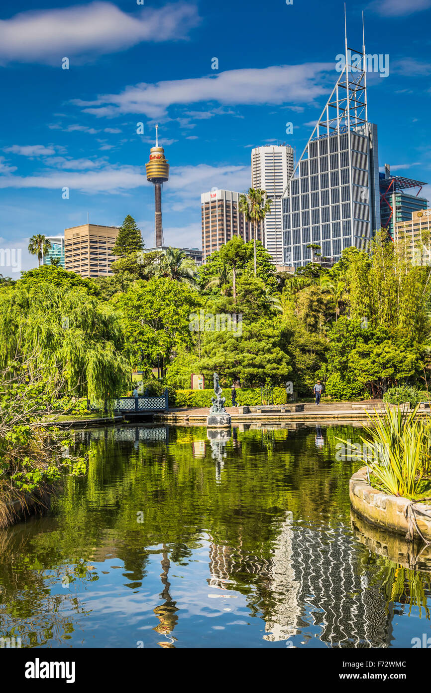 SYDNEY, AUSTRALIA - OCTOBER, 27: Shady park - a place for recreation ...