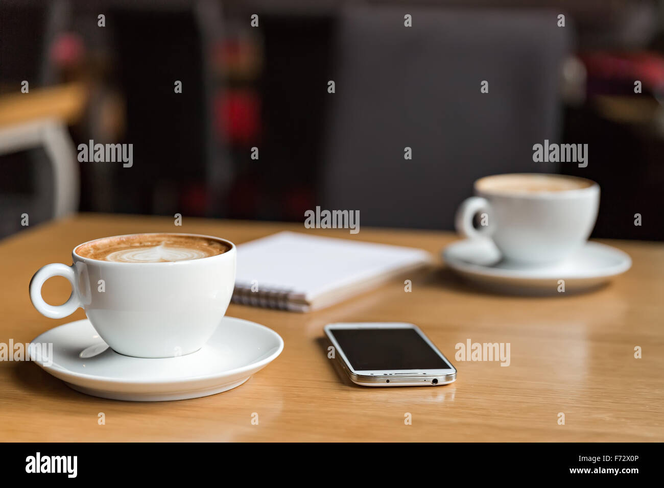 coffee break at the restaurant Stock Photo - Alamy