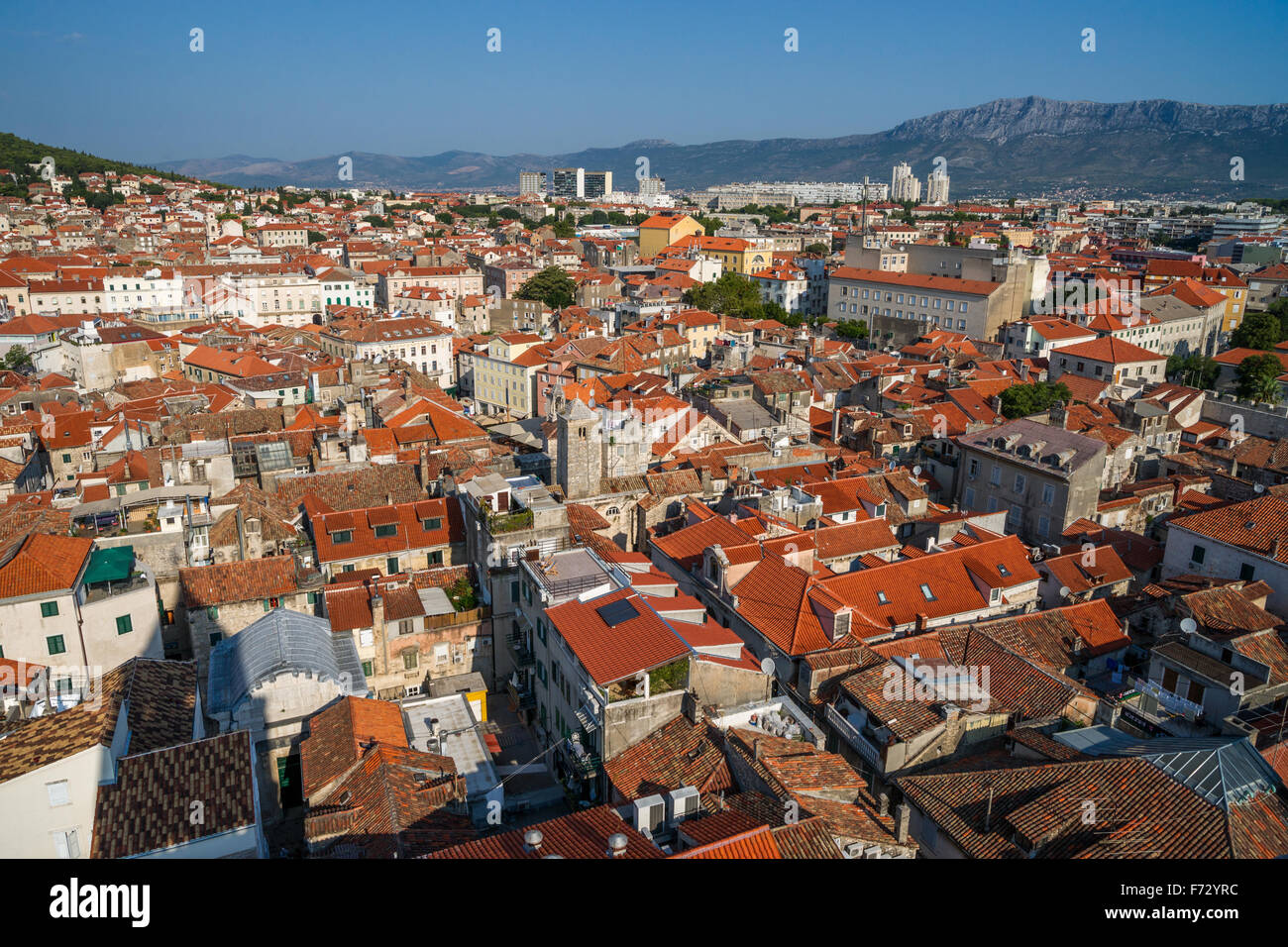 Aerial view of Split Stock Photo - Alamy