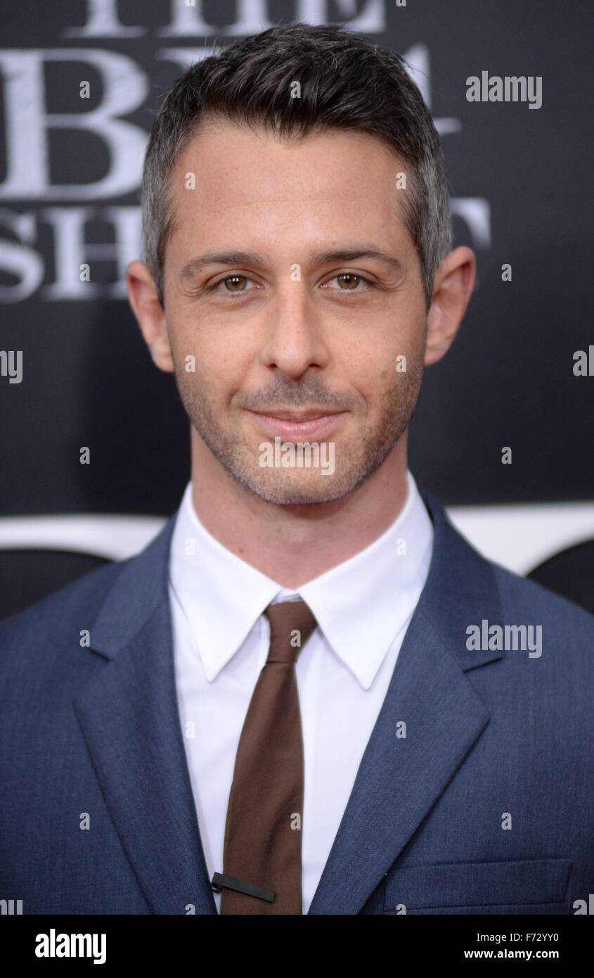 New York, NY, USA. 23rd Nov, 2015. Jeremy Strong at arrivals for THE ...