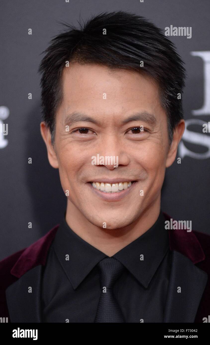 New York, NY, USA. 23rd Nov, 2015. Byron Mann at arrivals for THE BIG ...