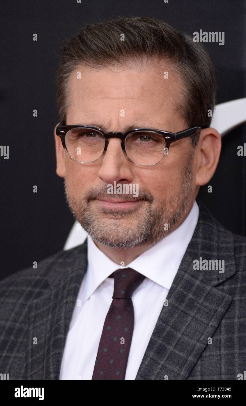 New York, NY, USA. 23rd Nov, 2015. Steve Carrell at arrivals for THE ...