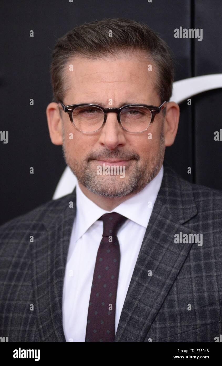 New York, NY, USA. 23rd Nov, 2015. Steve Carrell at arrivals for THE ...