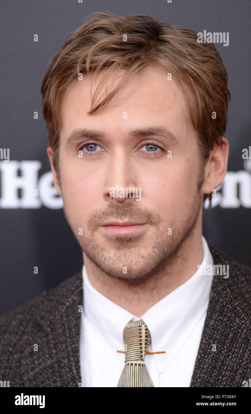 New York, NY, USA. 23rd Nov, 2015. Ryan Gosling at arrivals for THE BIG ...