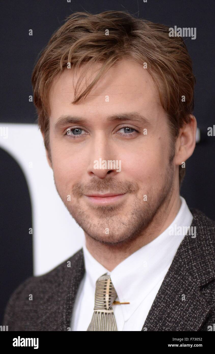 New York, NY, USA. 23rd Nov, 2015. Ryan Gosling at arrivals for THE BIG ...