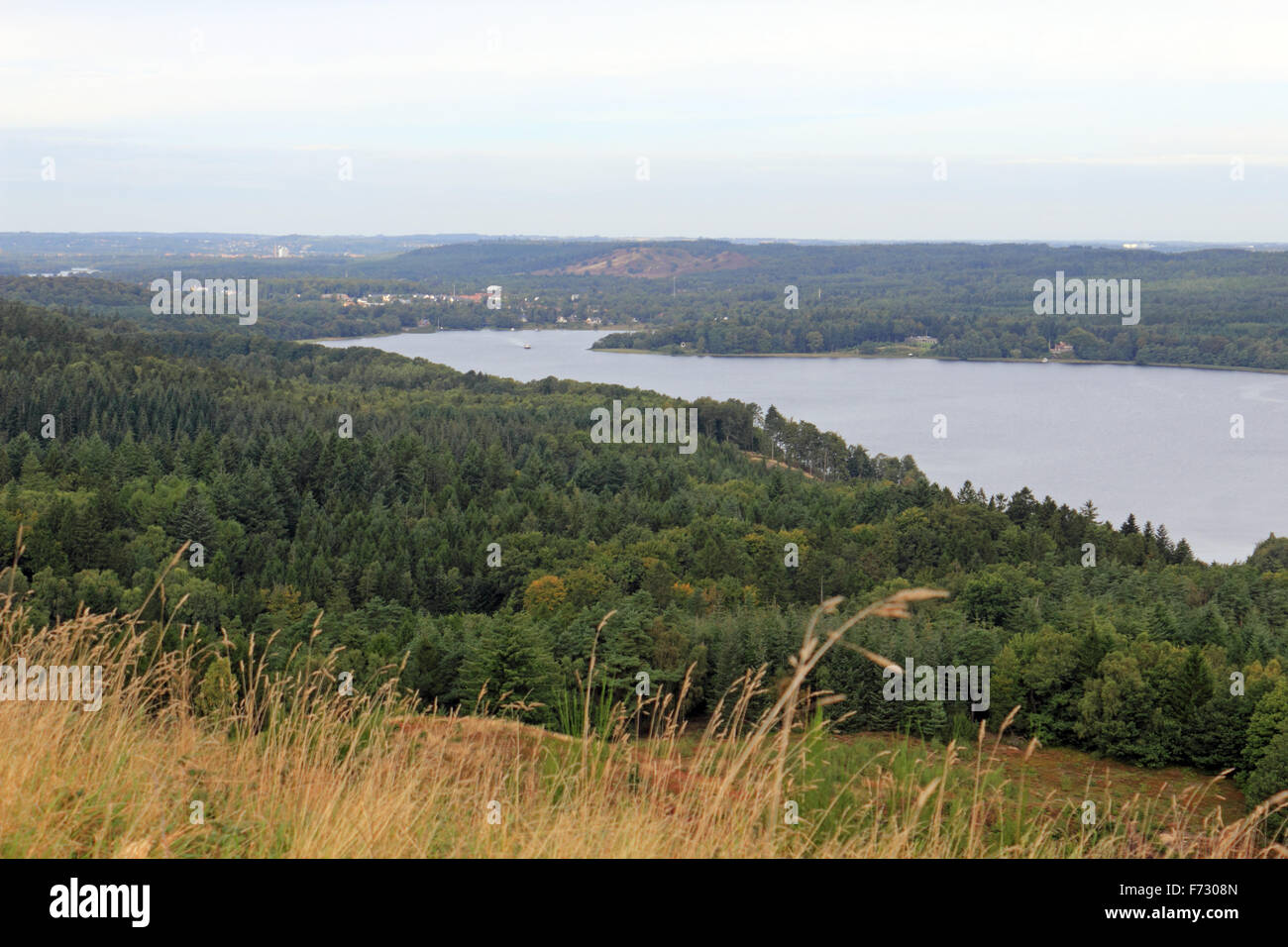 View from Himmelbjerget - "The Sky Mountain" rises 147 metres above sea ...