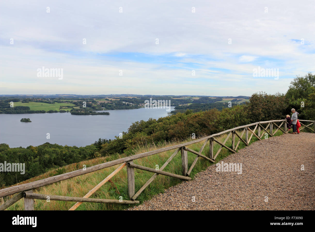 View from Himmelbjerget - "The Sky Mountain" rises 147 metres above sea ...