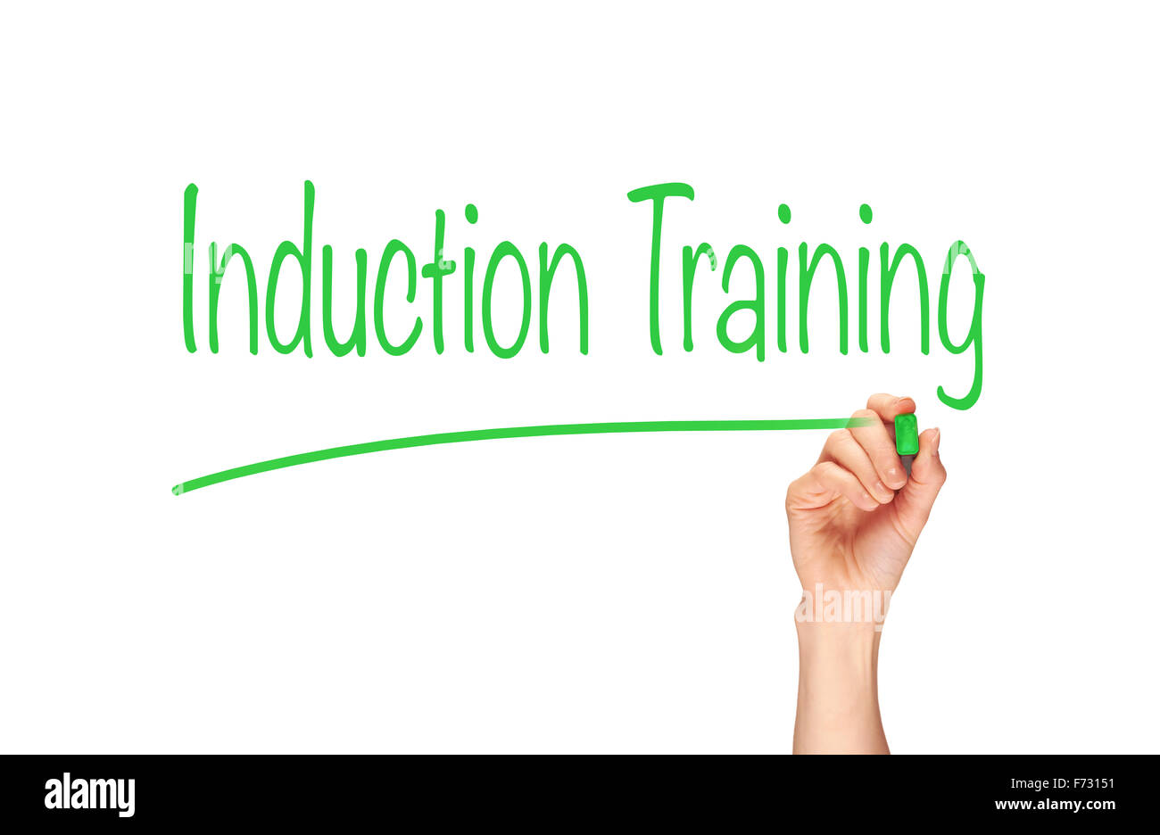 Induction Training concept Stock Photo - Alamy