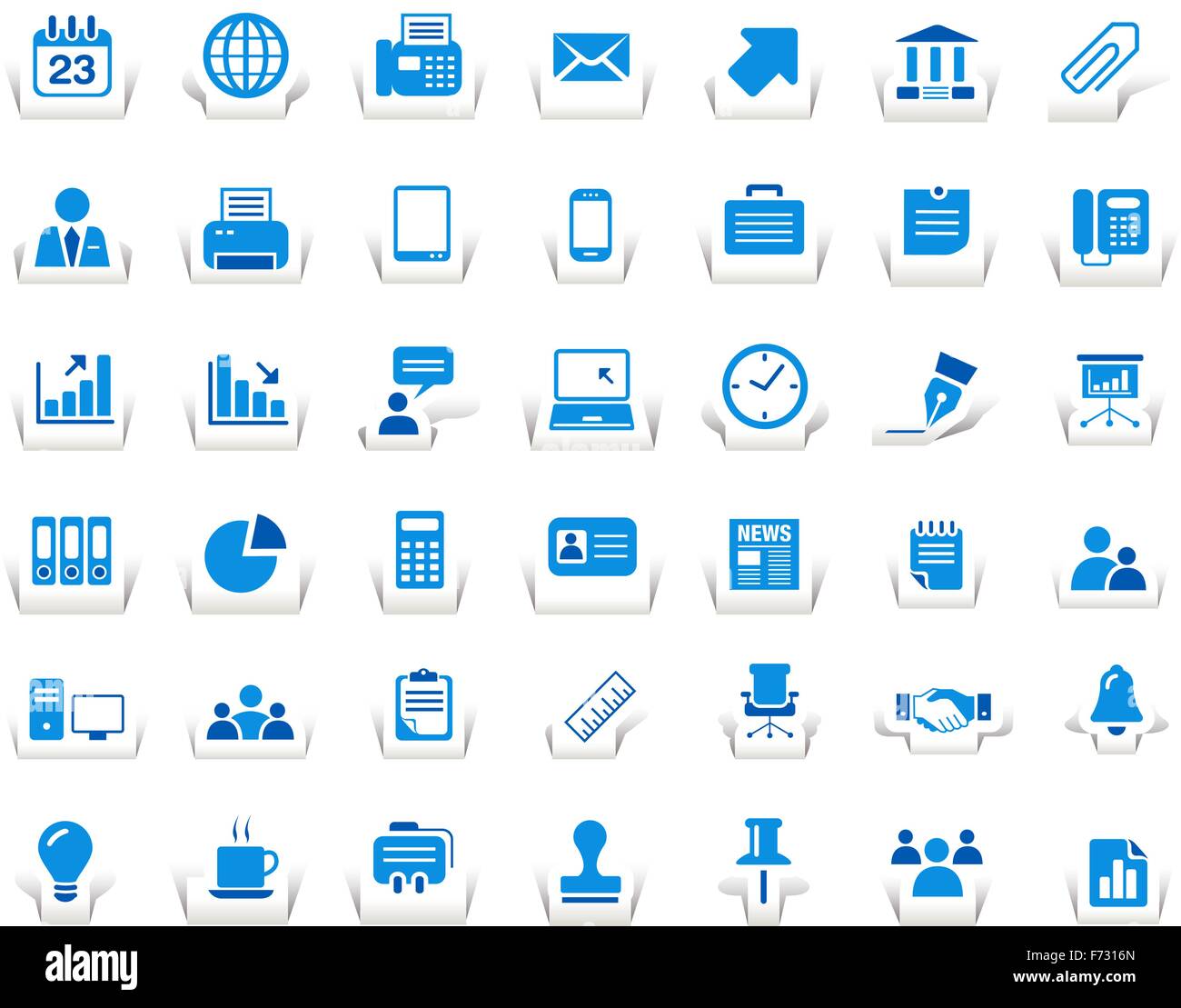 Business icon set Stock Vector Image & Art - Alamy