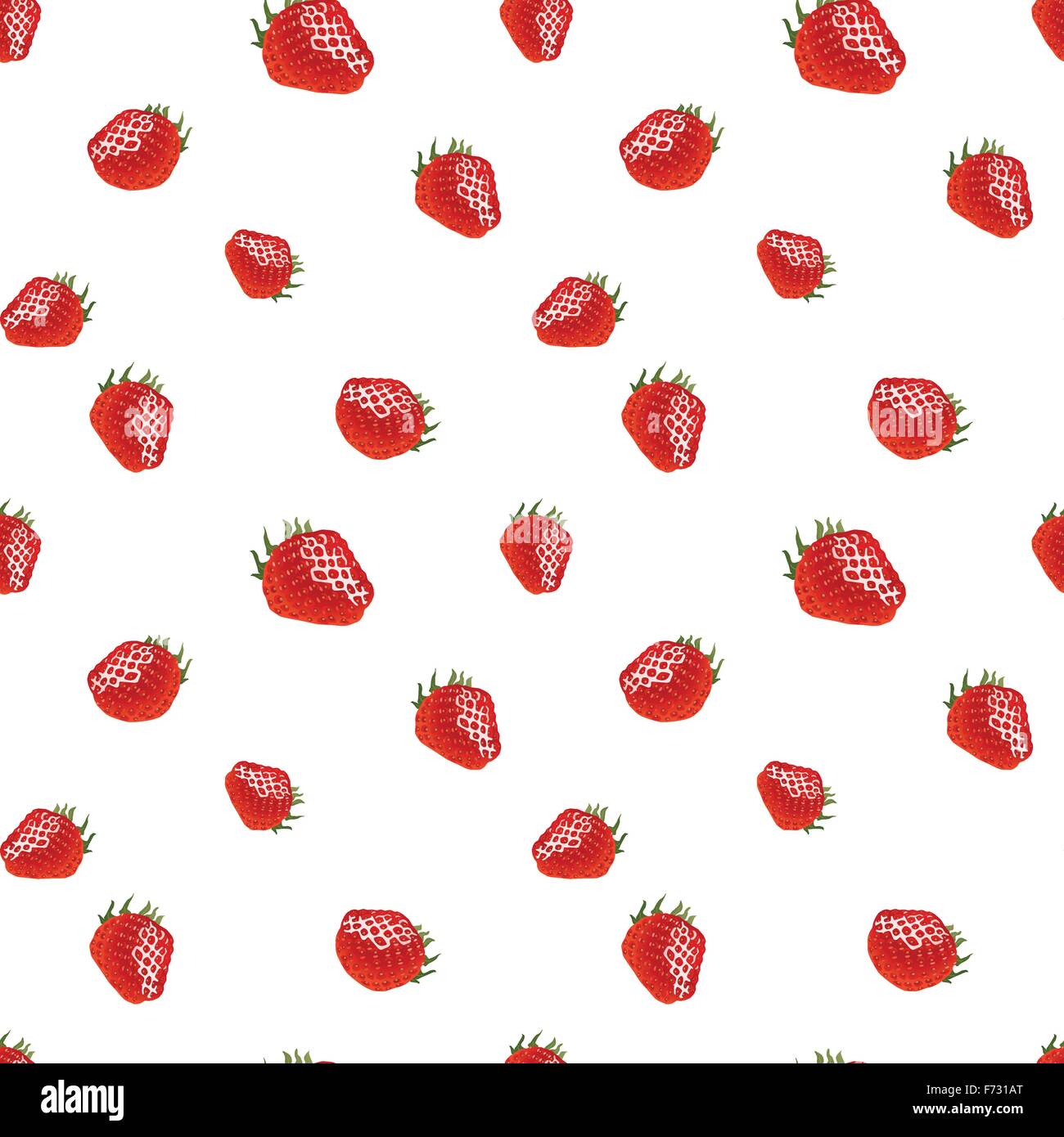 Seamless pattern with strawberry Stock Vector Image & Art - Alamy