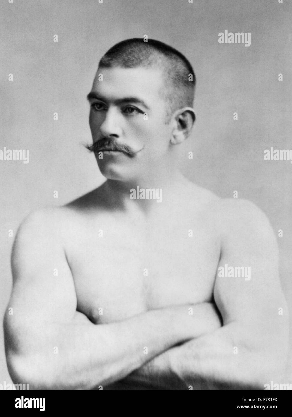 Vintage portrait photo of legendary American bare-knuckle and gloved ...