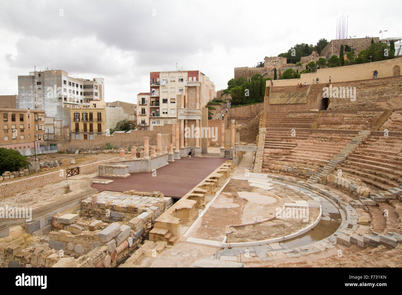 Roman theatre carthago nova cathedral hi-res stock photography and ...