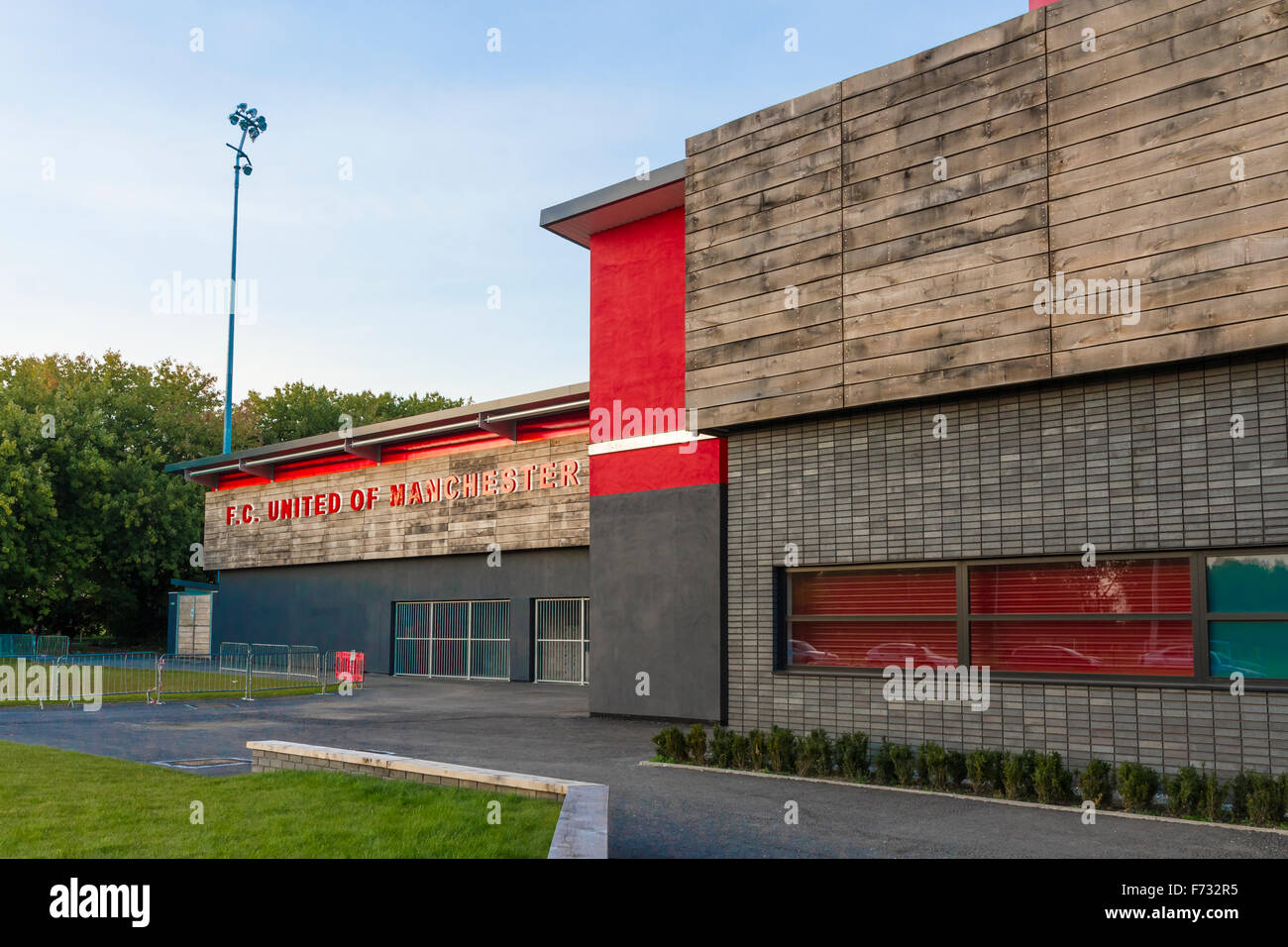 Broashurst Park. The new ground for the football club FC United of ...
