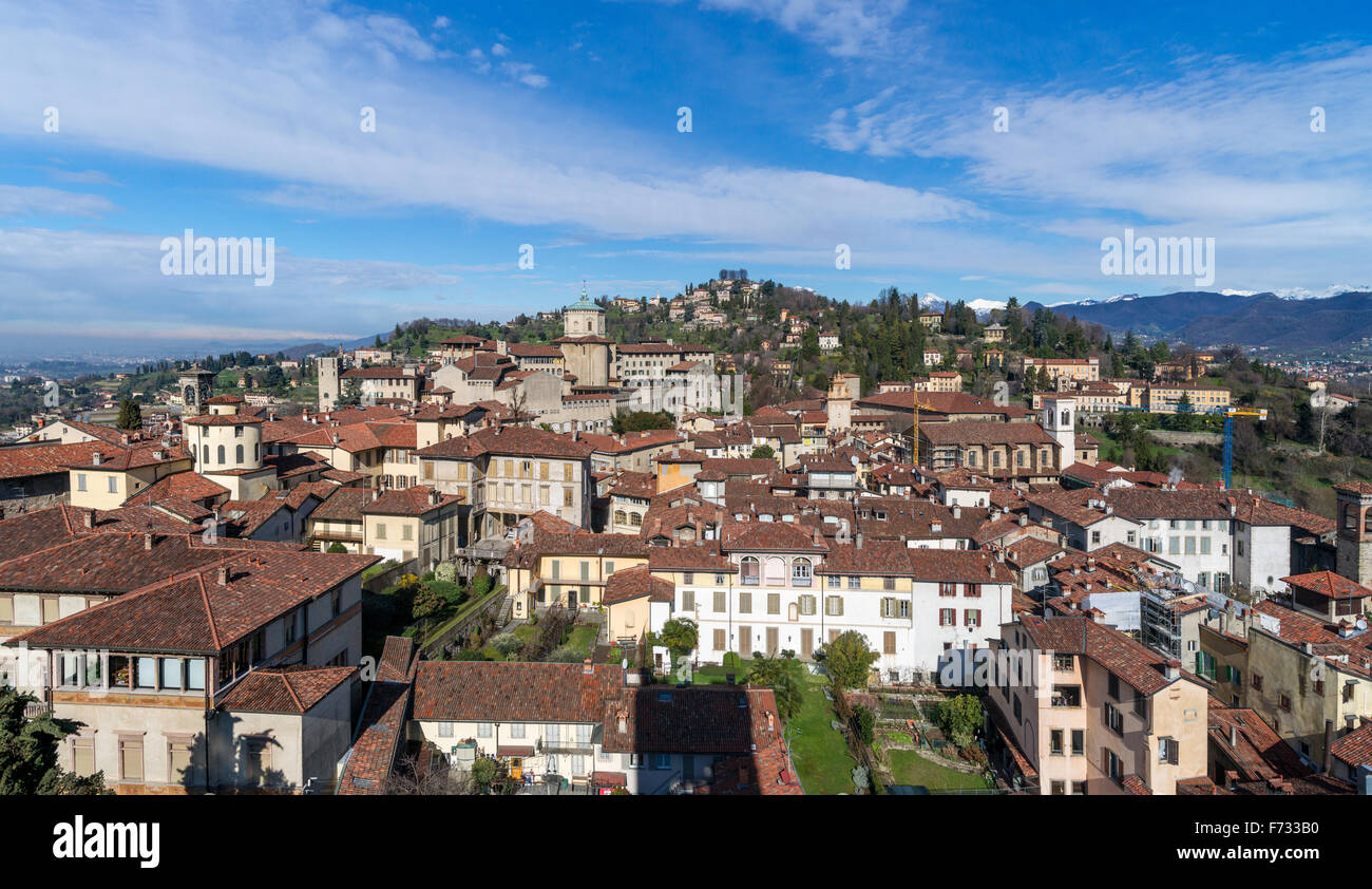 Panoramic view of Bergamo Stock Photo - Alamy