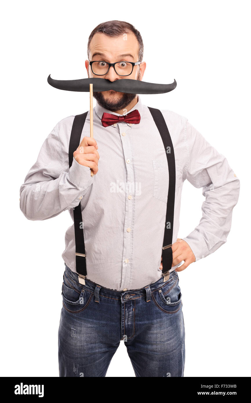 Fake moustache Cut Out Stock Images & Pictures - Alamy