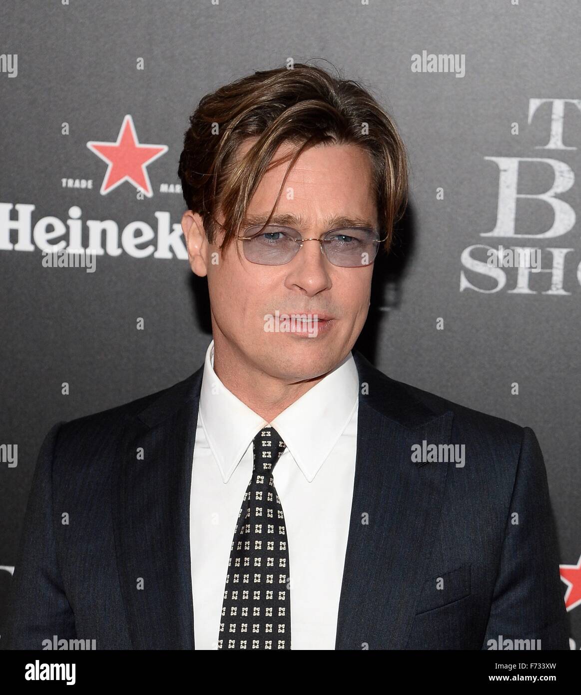 New York, NY, USA. 23rd Nov, 2015. Brad Pitt at arrivals for THE BIG ...