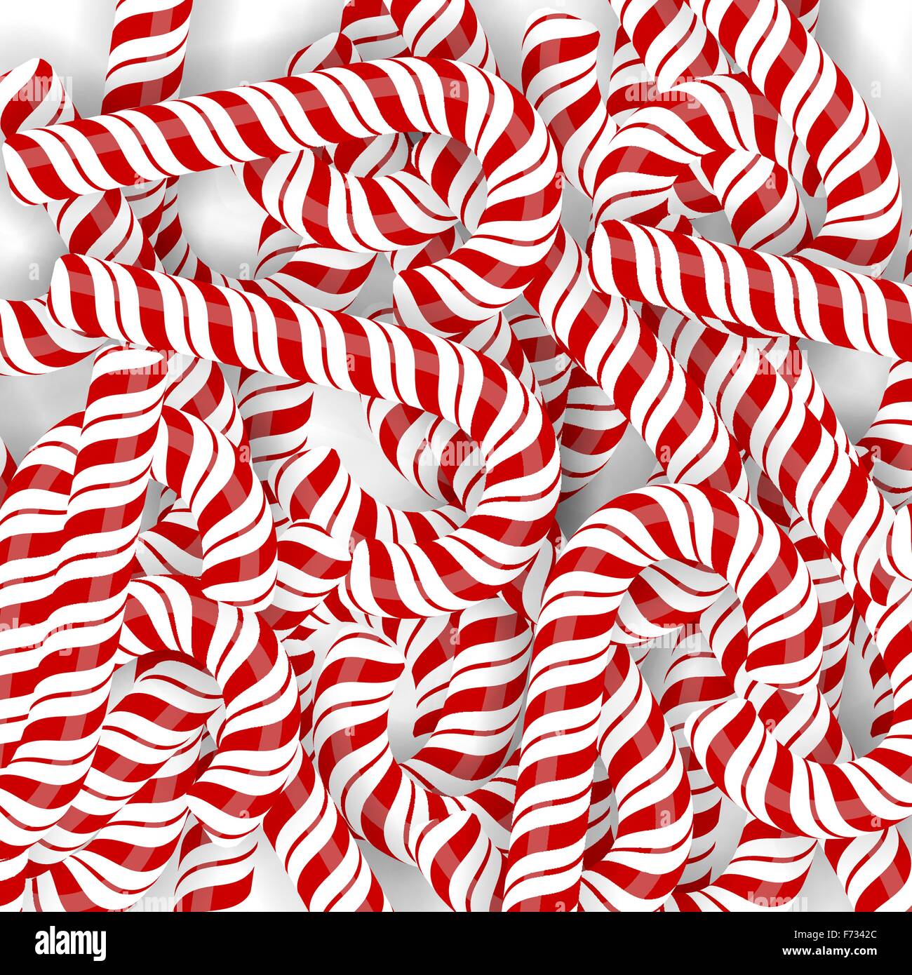 Red christmas candy canes Stock Vector Images - Alamy