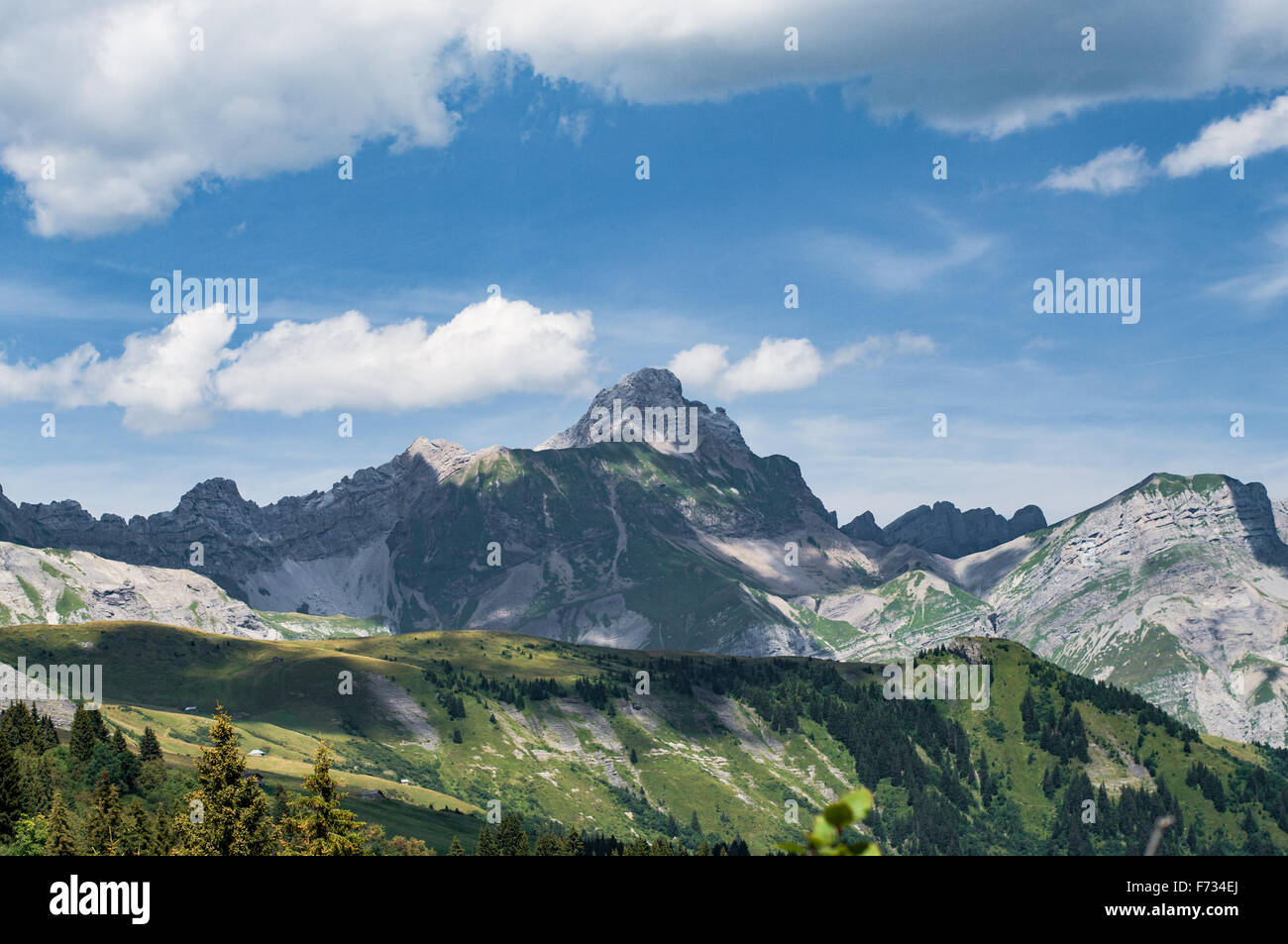 La Pointe Percée (Aravis,Alps,France Stock Photo - Alamy