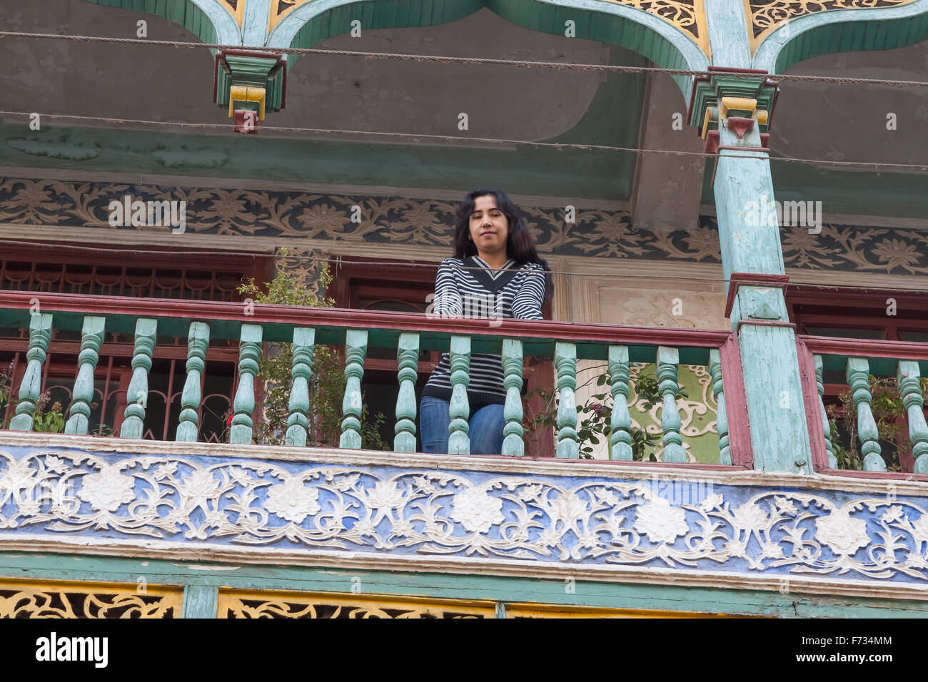 Traditional buildings, Kashgar Old Town, Xinjiang Uighur Autonomous ...