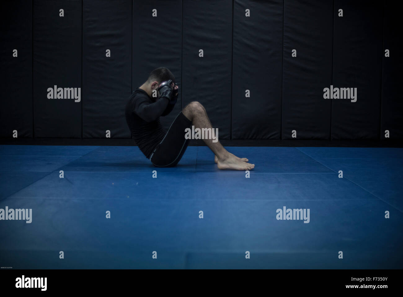 MMA fighter training Stock Photo - Alamy