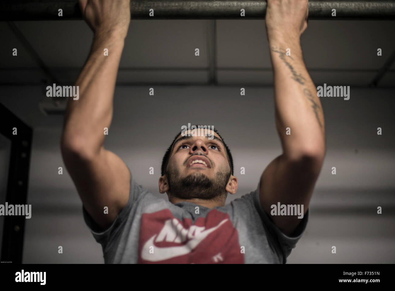 MMA fighter training Stock Photo - Alamy