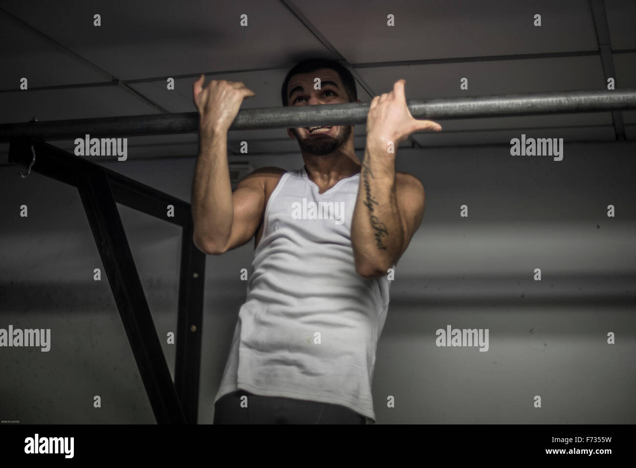 MMA fighter training Stock Photo - Alamy