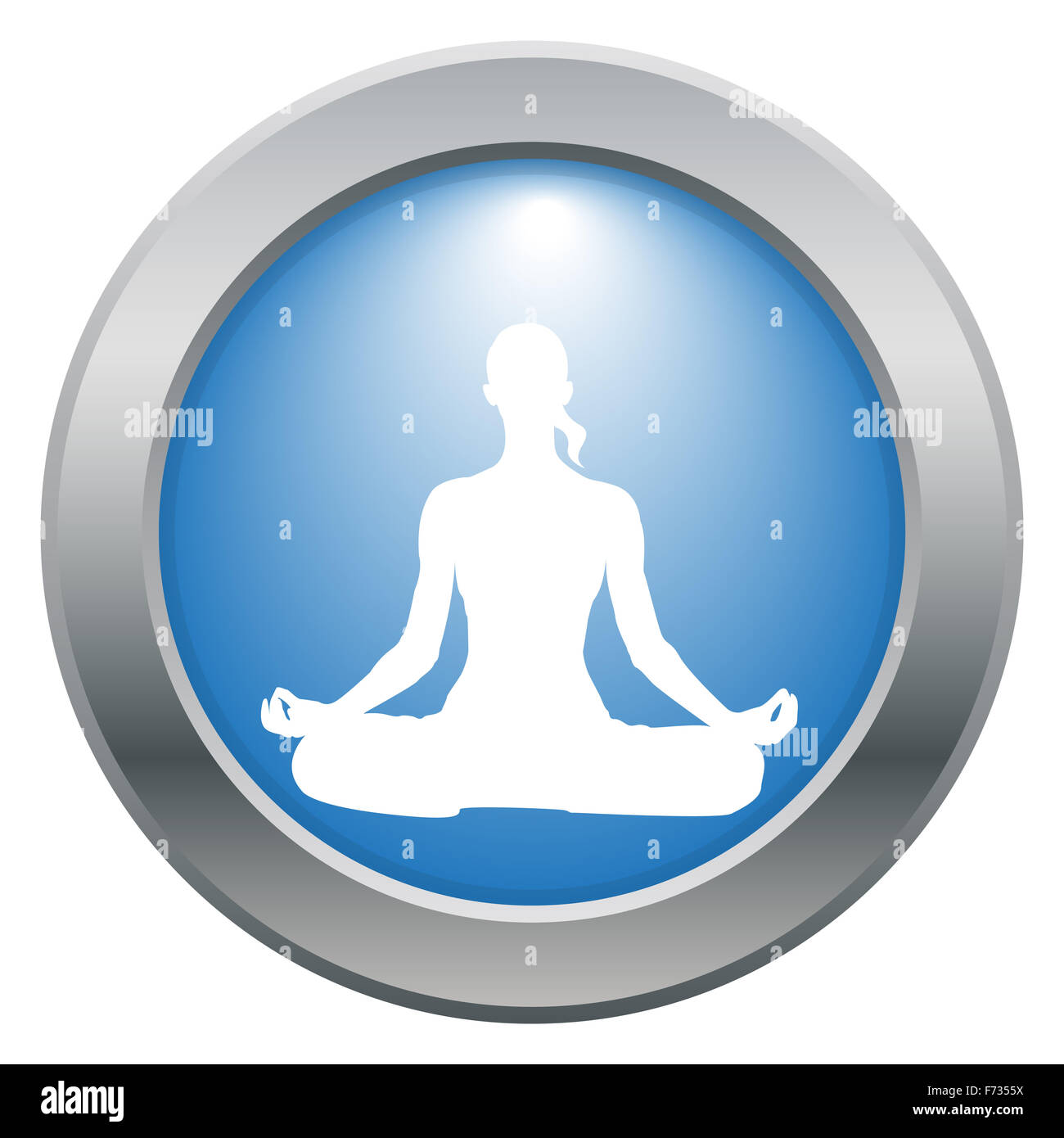 Lotus pose symbol hi-res stock photography and images - Alamy