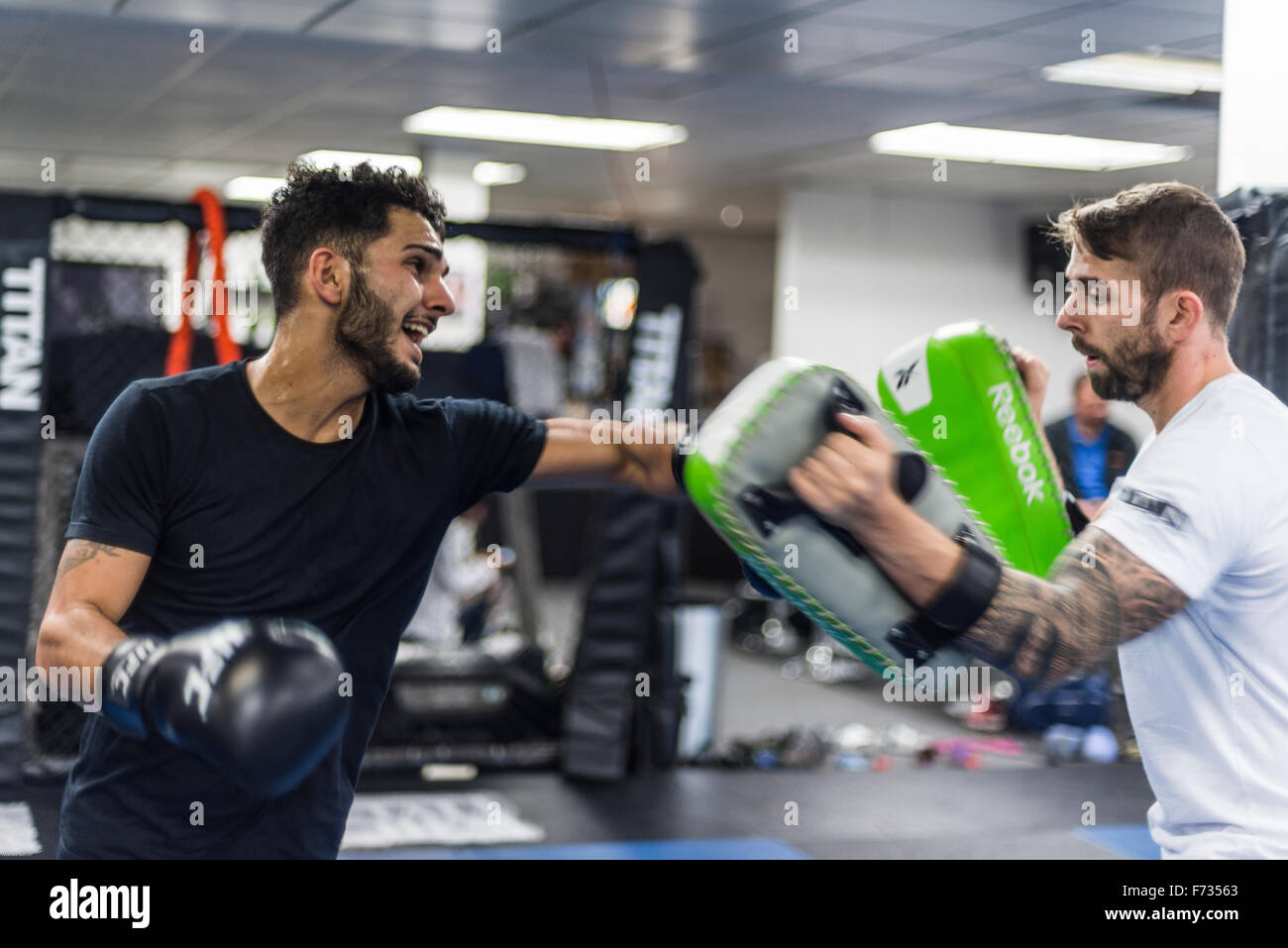 MMA fighter training Stock Photo - Alamy
