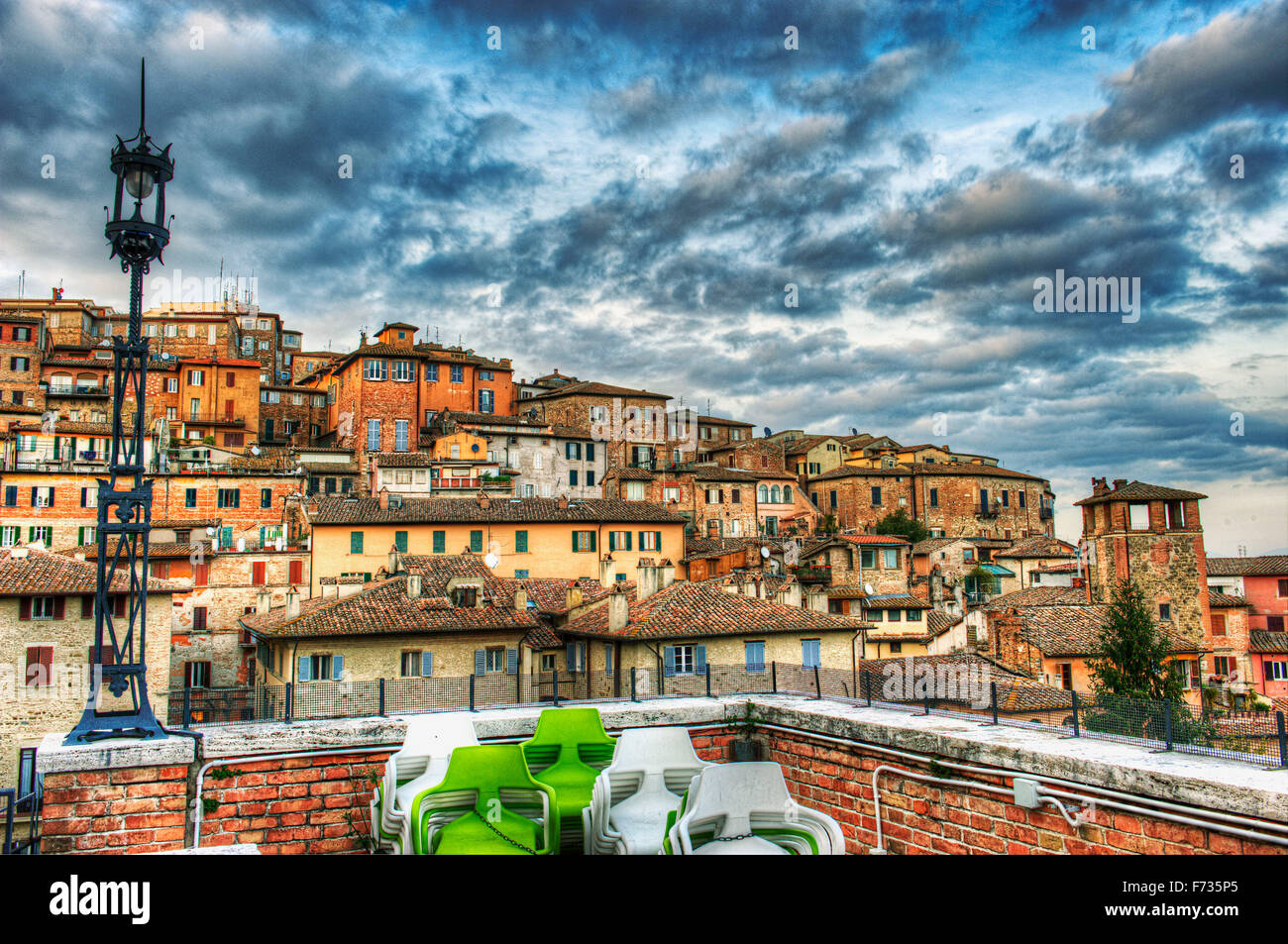 Perugia street umbria italy hi-res stock photography and images - Alamy