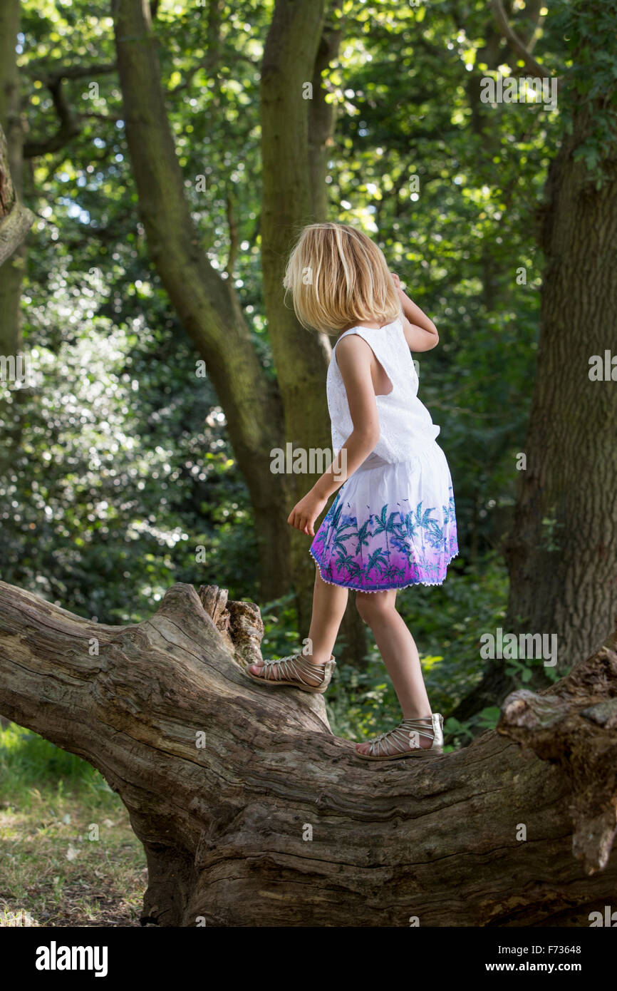 Girl in a tree hi-res stock photography and images - Alamy